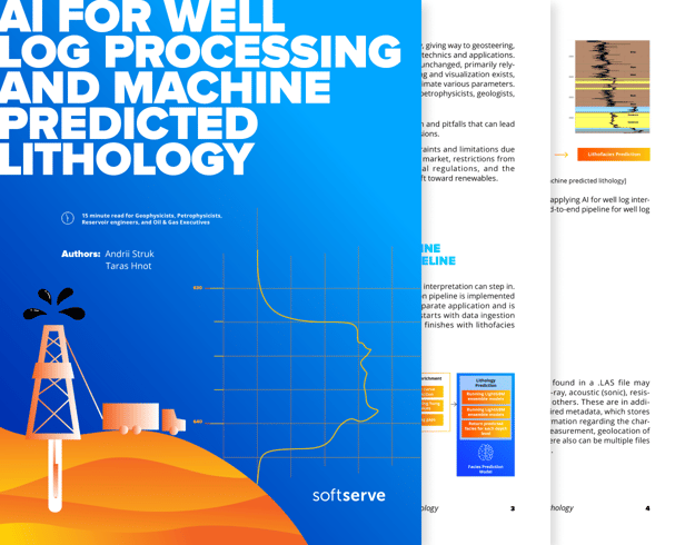 AI for Well Log Processing and Machine Predicted Lithology