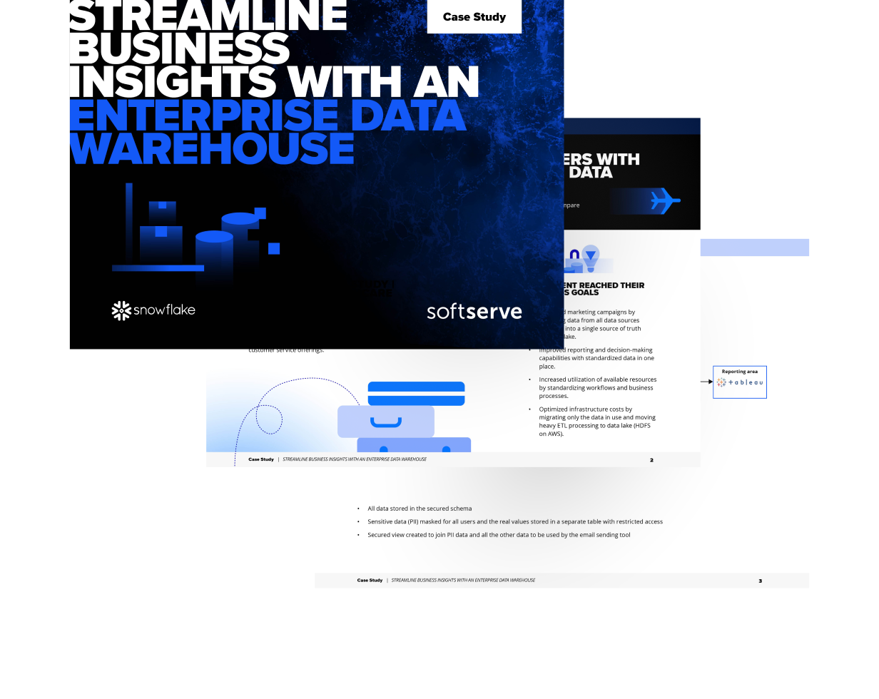 Streamline Business Insights With an Enterprise Data Warehouse