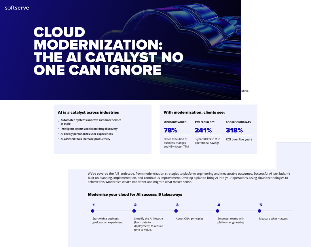 Cloud Modernization: The Key to AI Success | SoftServe