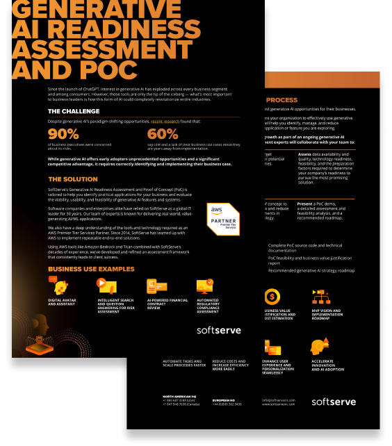 Transform Software Development with SoftServe, AWS, & Gen AI